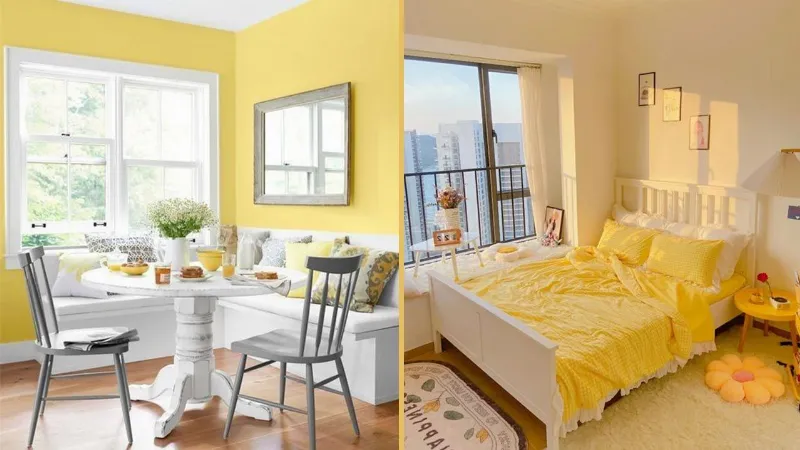 Amarillo y blanco: una combinación infalible para un estilo nórdico en ...